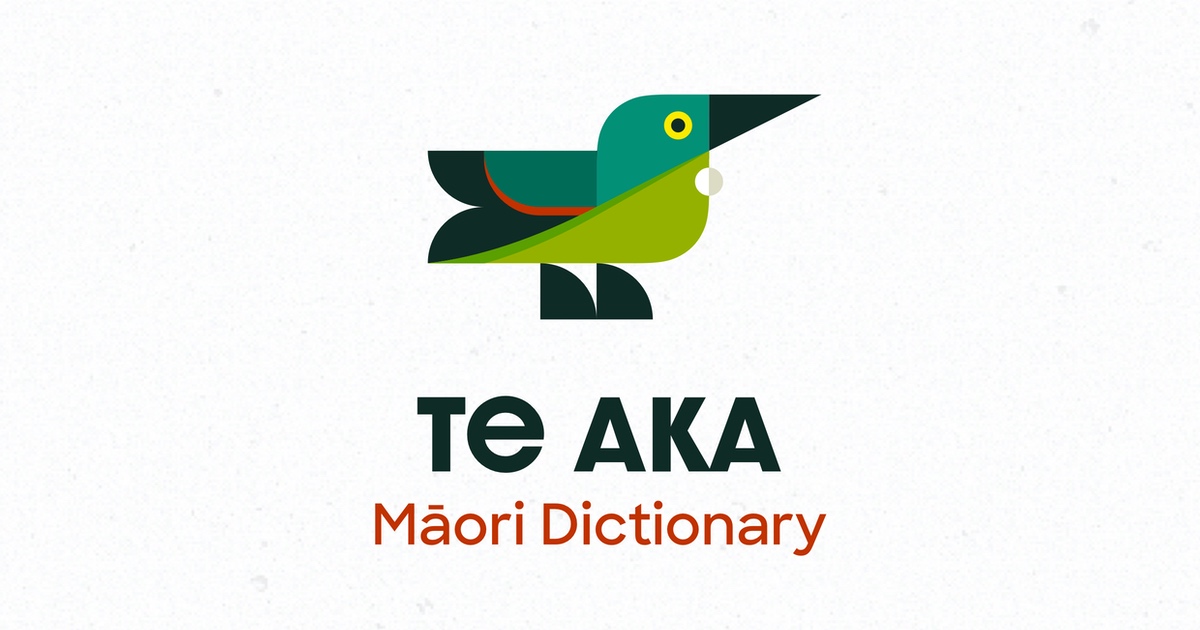 Printed Version - Te Aka Māori Dictionary